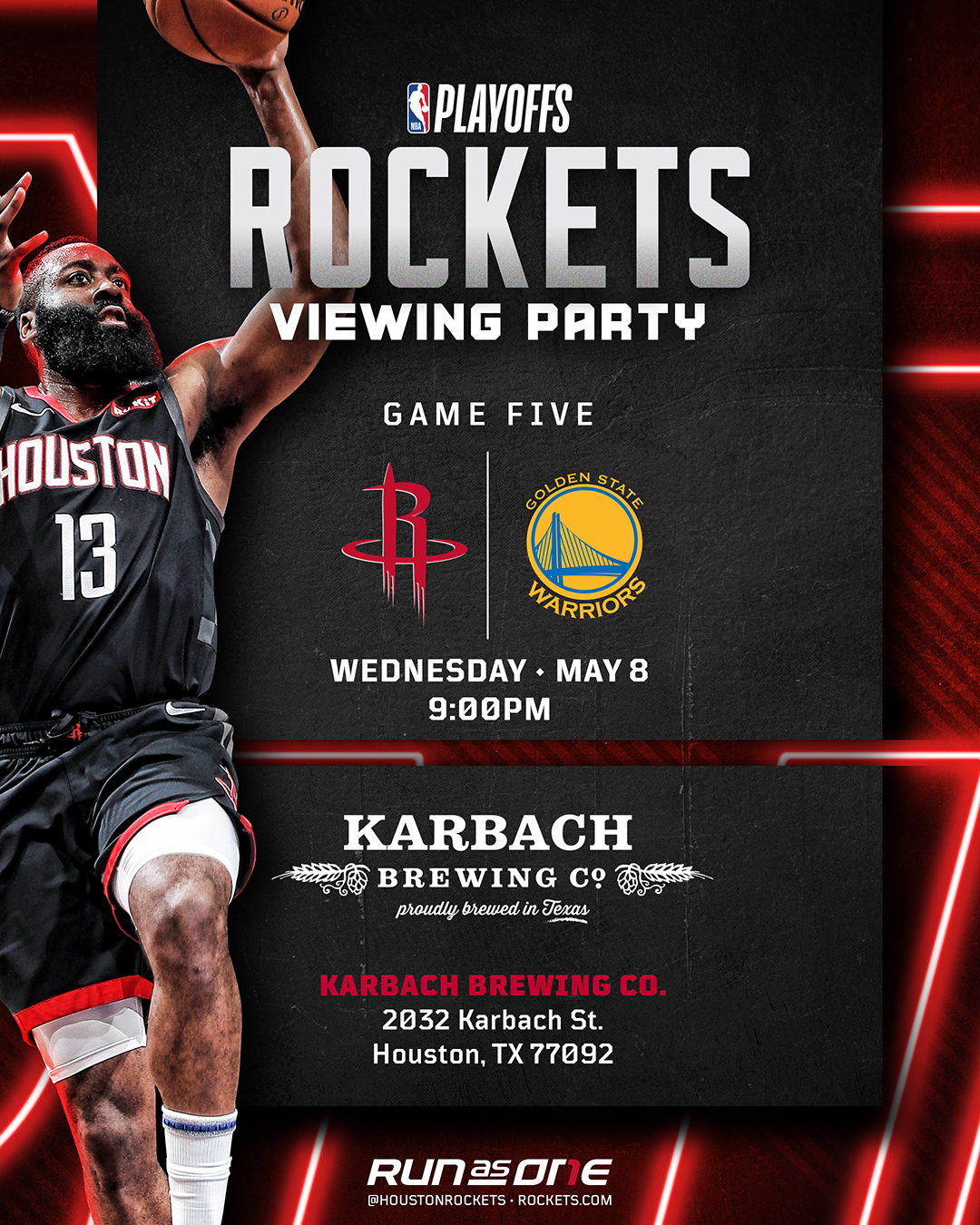Rockets Viewing Party – Where Bigger Things Are Brewing
